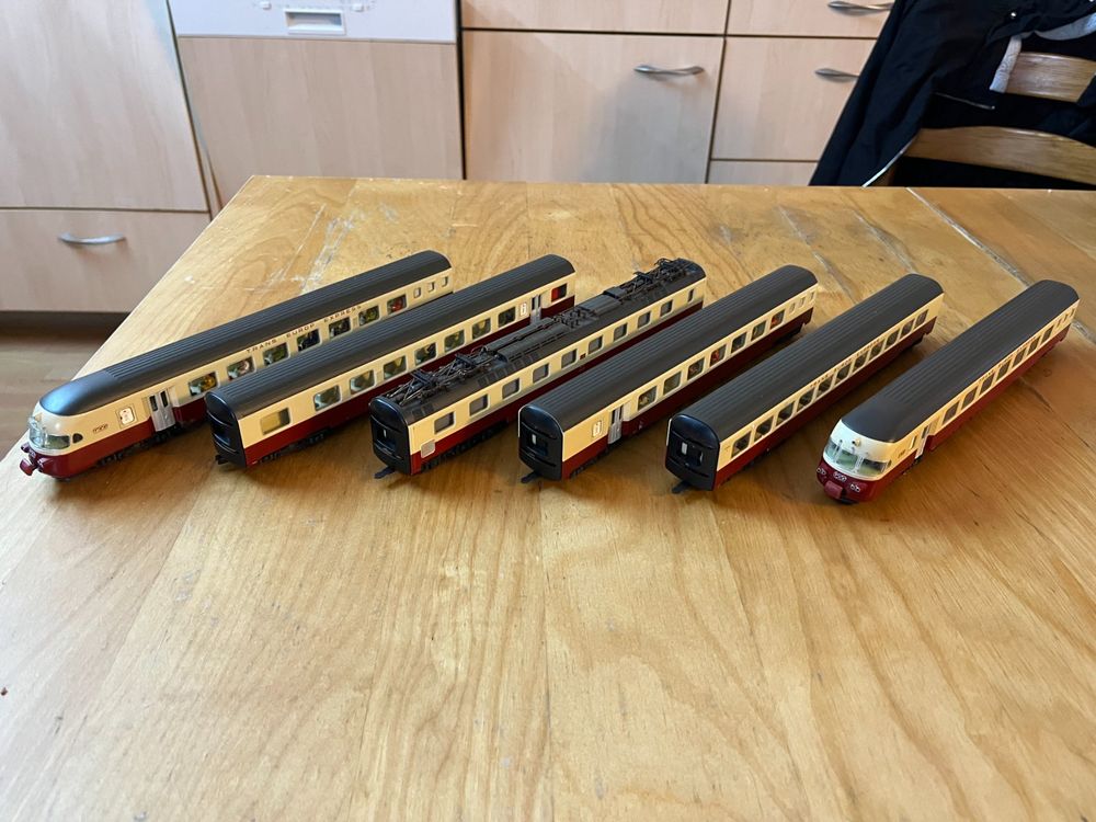 Lima 149812, TEE Cisalpin Gottardo, 6-teilig, H0 GS Analog (Gebraucht ...