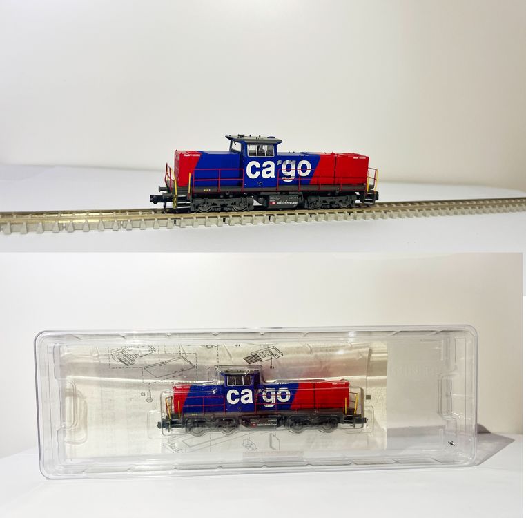 Minitrix 12183 SBB Cargo AM 824 N Analog OVP (Neu (gemäss Beschreibung ...
