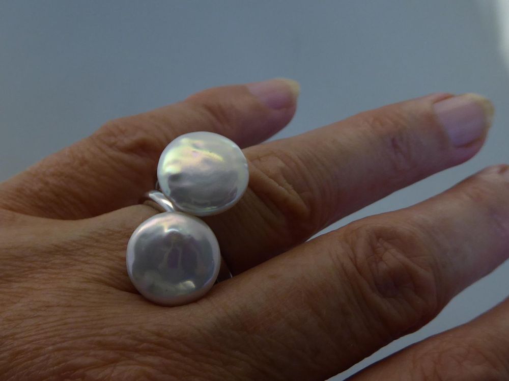 Ring 925 mit echten Perlen (Neu (gemäss Beschreibung)) in Muri AG für ...