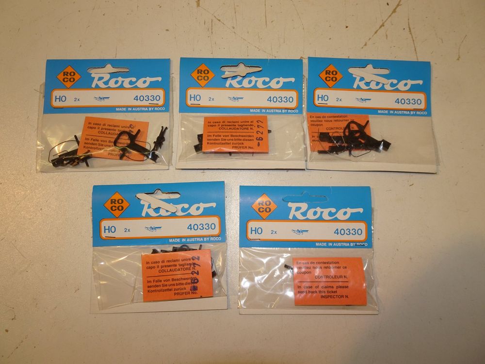 5 Pack Roco Kupplungsgarnituren Kupplung HO 40330 (35) | Kaufen auf Ricardo