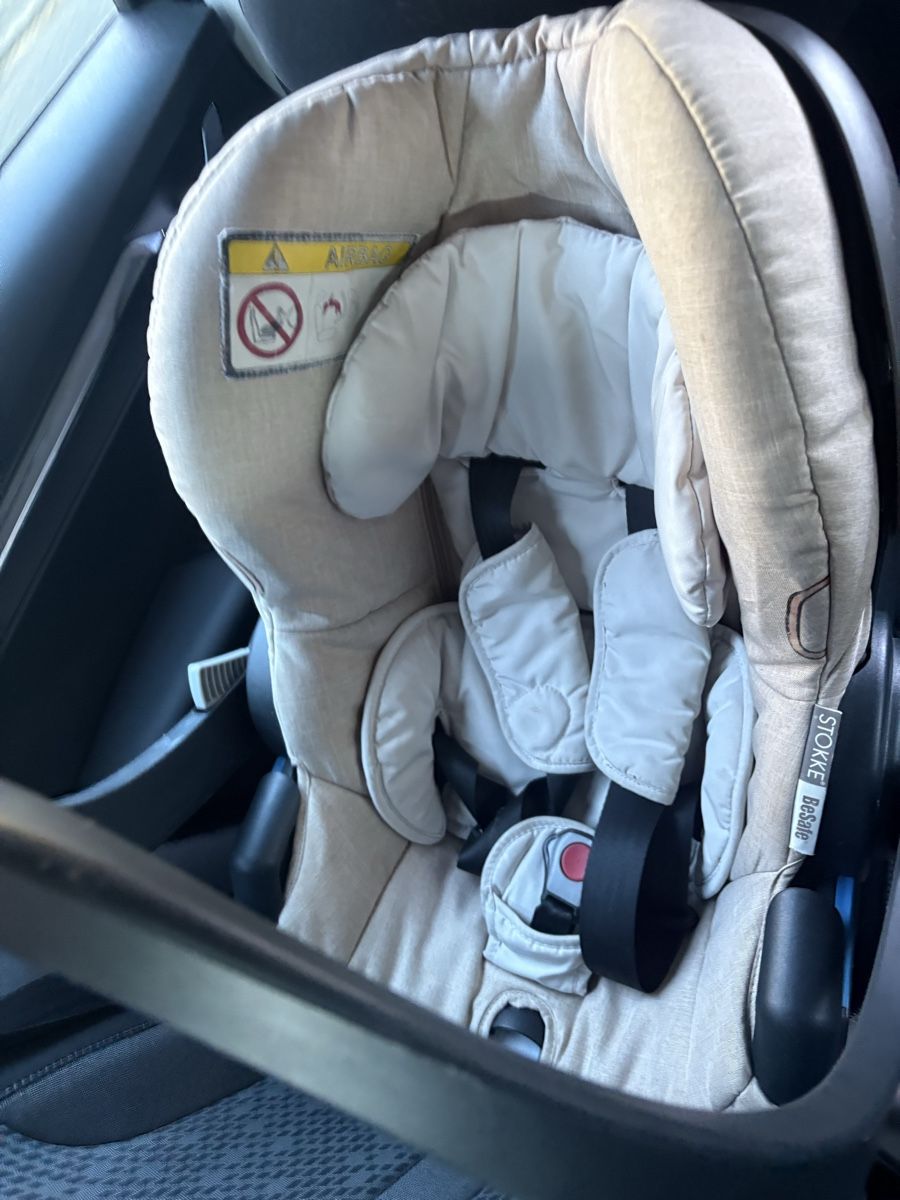 Stokke iZi Go X1 Babyschale - Beige Melange, Top Zustand! (Neu (gemäss ...