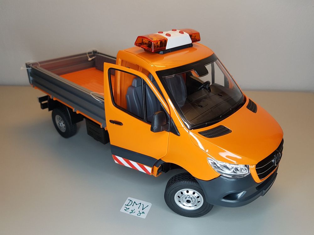 MERCEDES SPRINTER Rc elektrischer Kipper mit Lichtern -Sound (Neu ...