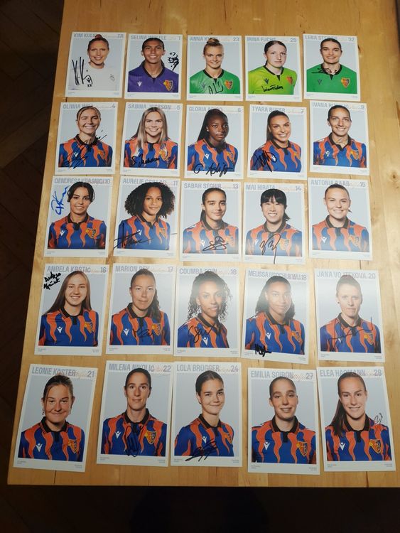 Fc basel autogrammkarten (Gebraucht) in binningen für CHF 40 – mit Lieferung auf Ricardo kaufen