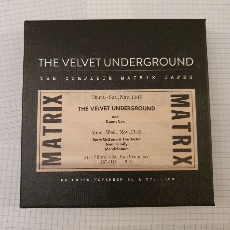 THE VELVET UNDERGROUND - Complete Matrix Tapes - 4CDs - RAR (Neu ...