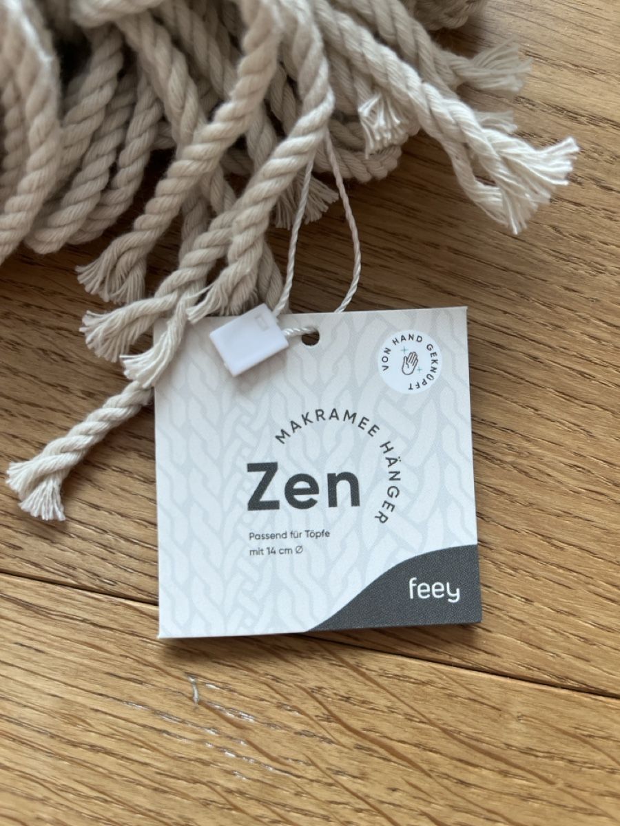 Feey Makramee Pflanzenhänger "Zen" - 14cm Töpfe (Neu und ...