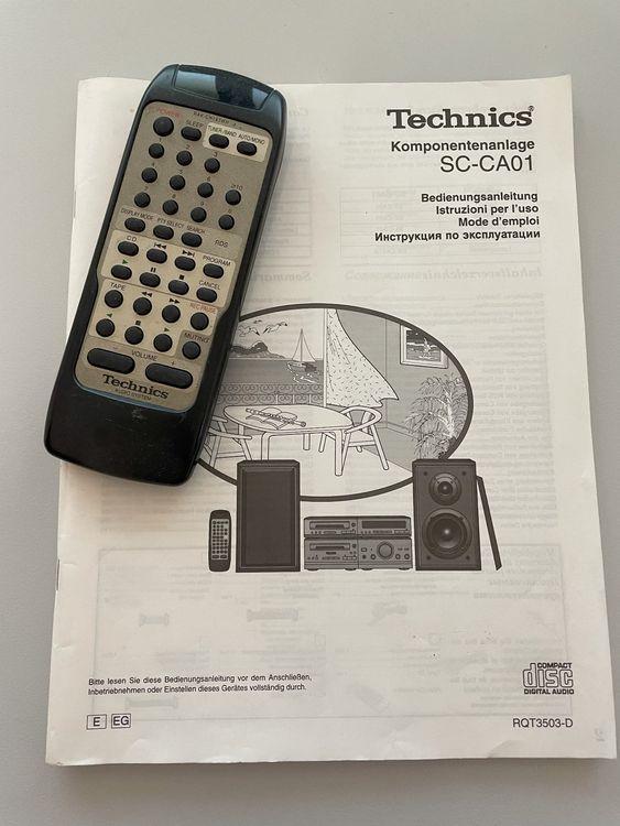 Stereoanlage Mini midi Technics SC-CA01 + Lautsprecherboxen (Gebraucht ...
