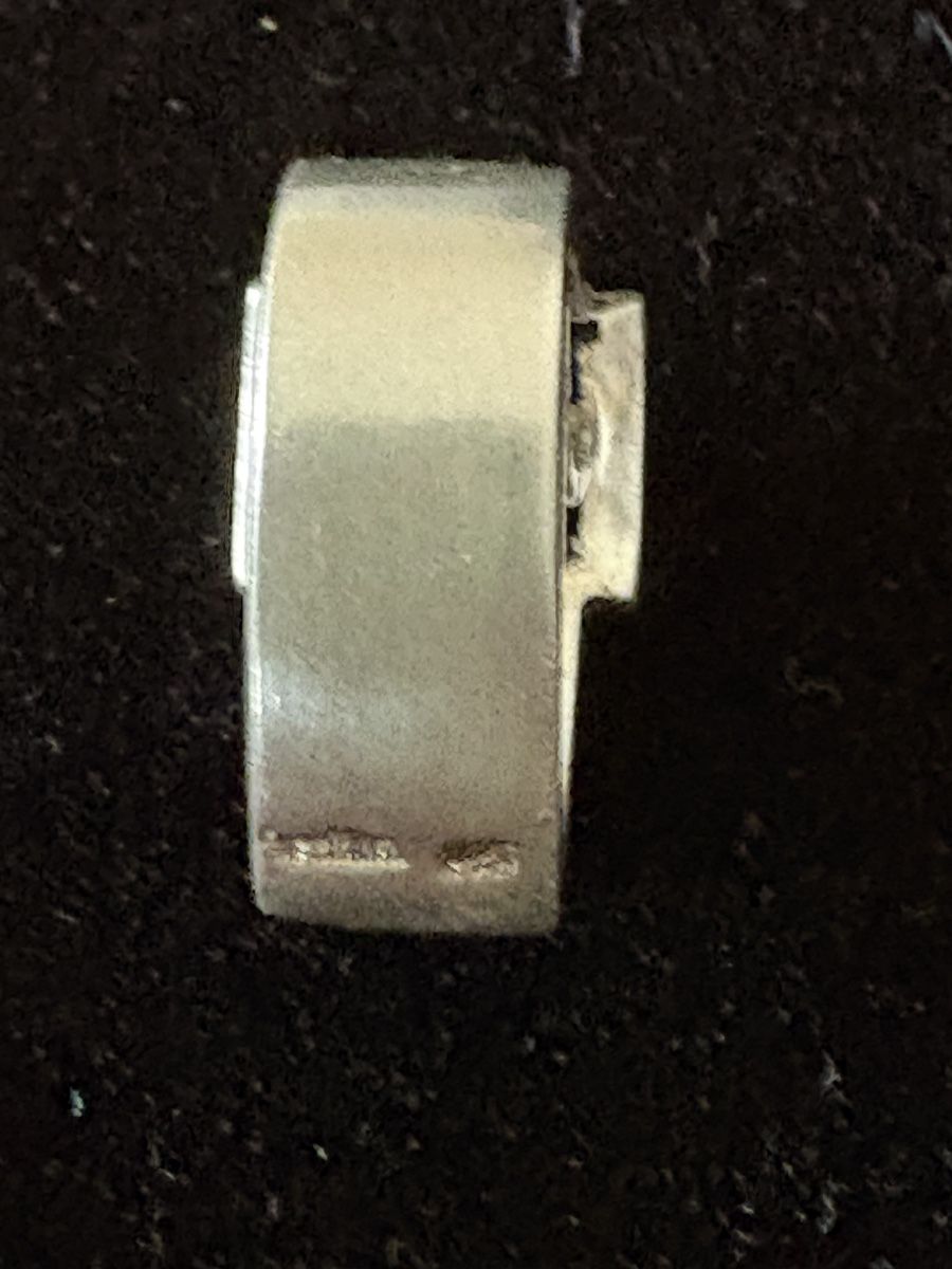 Eleganter Anhänger Silber mit blauem Stein Zeitloser Schmuck (Gebraucht ...