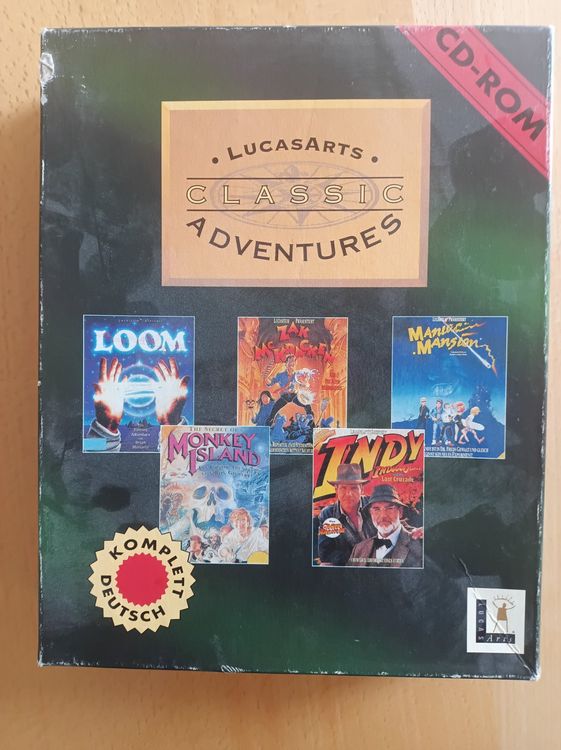 LucasArts Classic Adventures - Komplett! 🇩🇪 CD-ROM (Gebraucht) in ...