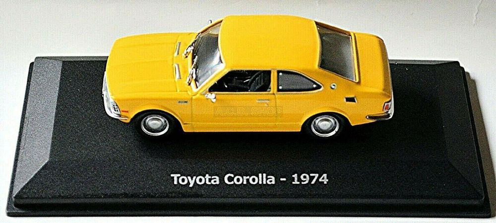 Toyota Corolla Coupé E20 1970-1974 gelb 1:43 von Atlas/IXO (Neu (gemäss ...