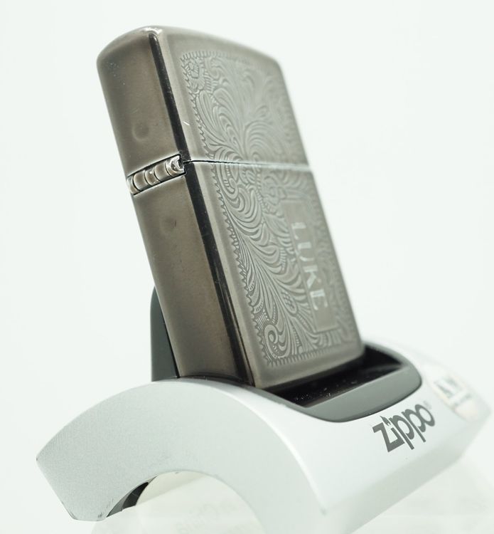 ZIPPO® ORNAMENT - 2SIDE- GRAVUR "LUKE" - 1993 - GEZÜNDET (D'occasion) à ...