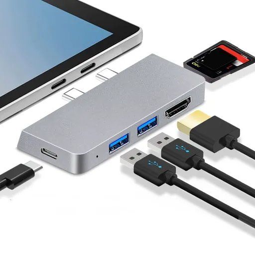Multiport Adapter für Microsoft Surface Pro 8/9/X (Neu und ...