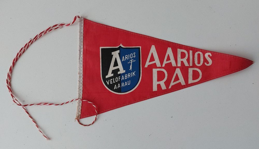 Wimpel Fahne Cycles AARIOS Rad Mofa Velofabrik Aarau Velo (Gebraucht ...