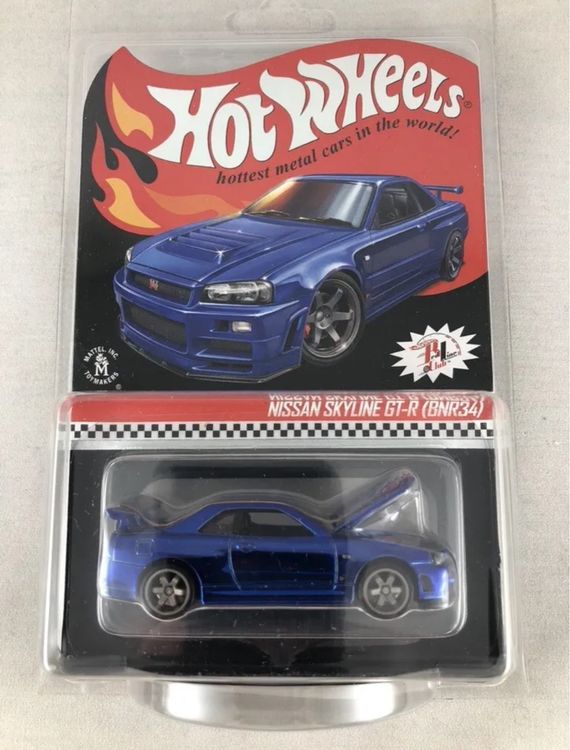 Hot Wheels RLC Nissan Skyline GT-R R34 blue | Acheter sur Ricardo