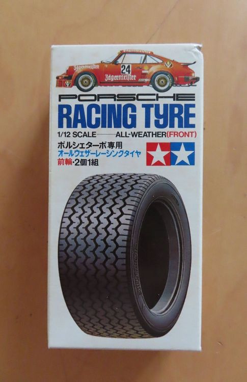 Tamiya RC 58001 Tires Front paar all weather Porsche 934 '76 (Neu und ...