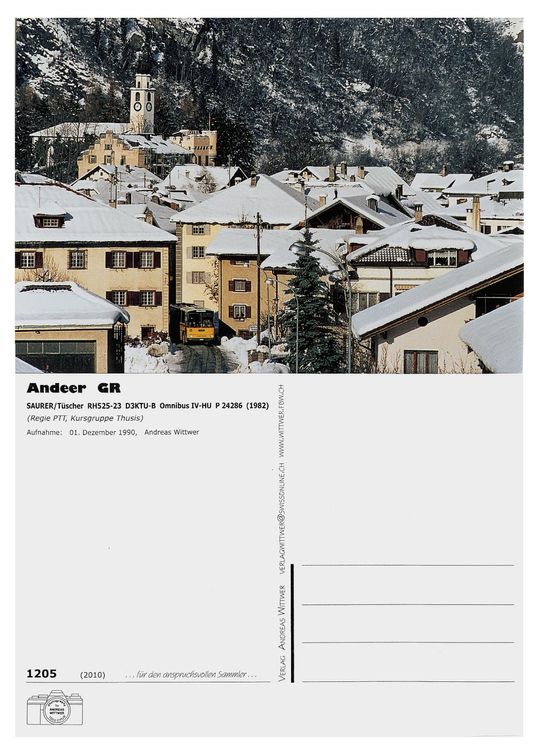 Andeer Schams Val Schons Viamala Postauto Saurer RH 525-23 (Neu (gemäss Beschreibung)) in Bern ...