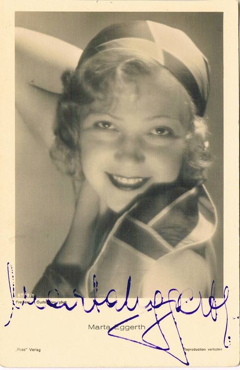 Marta Eggerth 1912-2013 Autogramm signiert Vintage Foto 9x14 (Gebraucht) in Bischofszell für CHF ...