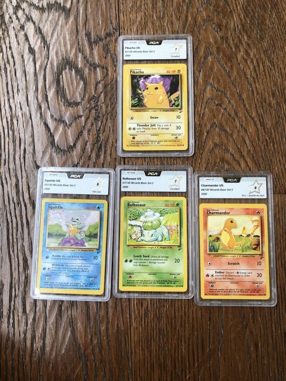Graded Pokemon Base Set Starters Bundle (Neu und originalverpackt) in ...