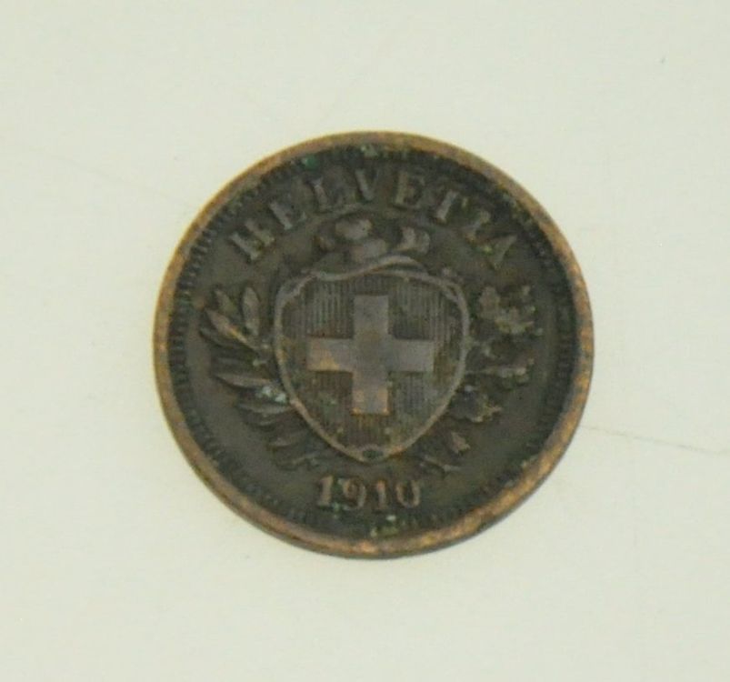 Schweiz 1 Rappen 1910 B Wappen | Kaufen auf Ricardo