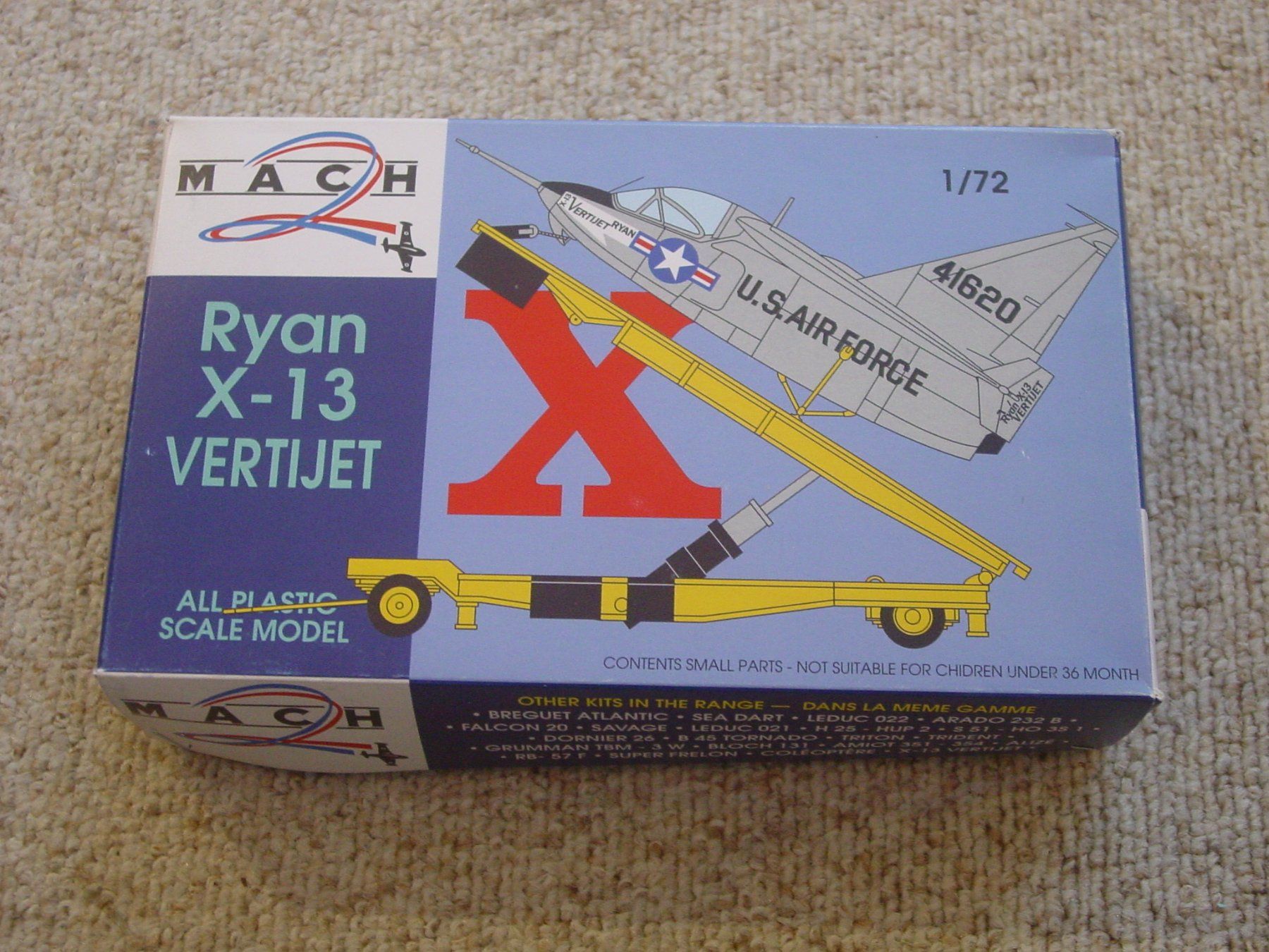 Ryan X-13 Vertijet, Mach 2, 1:72, neuwertig, Rarität! (Neu (gemäss ...