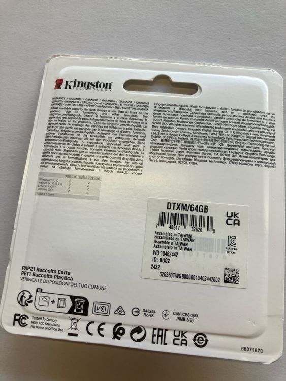 Neuer Kingston DataTraveler Exodia M, 64GB USB 3.2 (Neu und ...