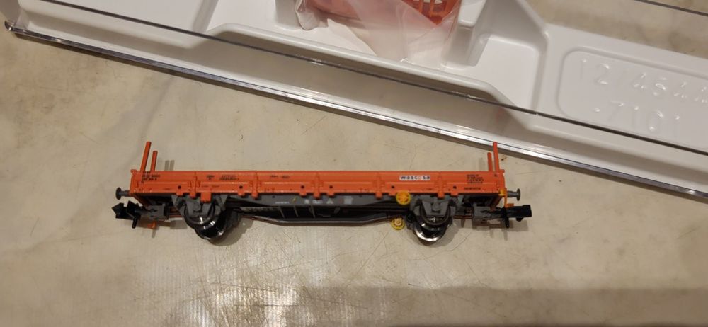 Spur N Fleischmann Sbb Wascosa Rungenwagen orange Neu Ovp (Neu und originalverpackt) in ...