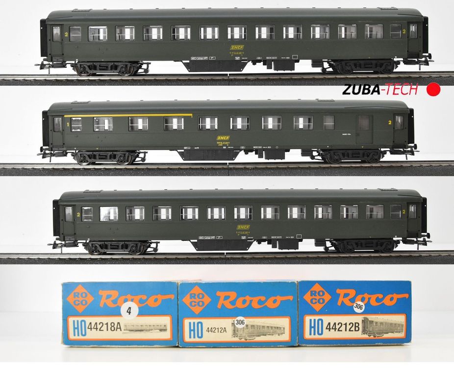 3x Roco Personenwagen der SNCF H0 GS mit OVP | Kaufen auf Ricardo