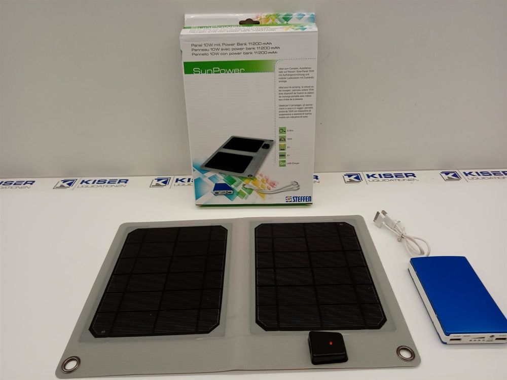 Sunpower Panel 10W mit Powerbank (Neu und originalverpackt) in Siebnen ...