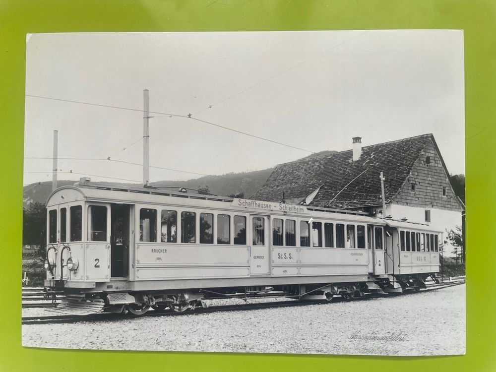 SCHLEITHEIMER TRAM IM DEPOT SIBLINGEN 1905 (Gebraucht) in Bernhardzell für CHF 4.5 – mit ...