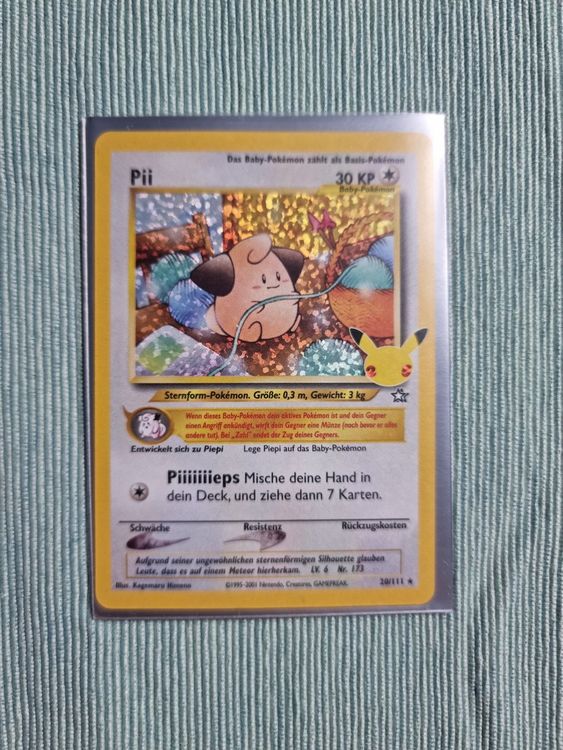 Pokémon Karte - Pii | Kaufen auf Ricardo