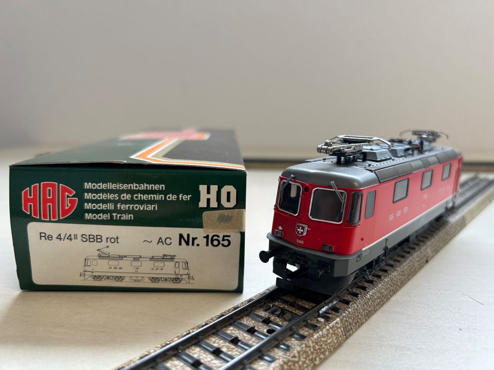 HAG 165 E-Lok Re 4/4 II SBB H0 (Neu (gemäss Beschreibung)) in Reitnau für CHF 174 – mit ...