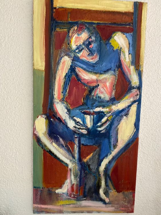 Wlodzislaw Sier, Der Denker, Oel a. Leinw. sign. dat. (Gebraucht) in Zürich für CHF 490 – nur ...