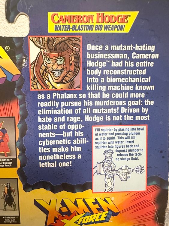Marvel X-Men ToyBiz 1995 Cameron Hodge neu mutant (Neu (gemäss ...