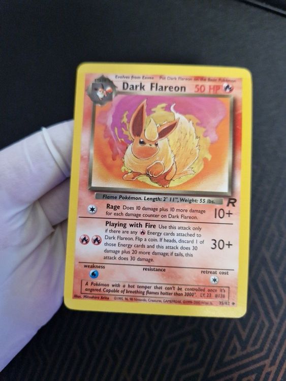 Dark Flareon aus Team Rocket Pokemon Karte (Gebraucht) in Killwangen ...