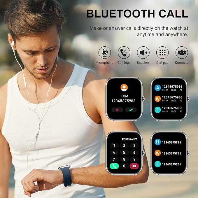 Smartwatch HD-Touch Screen Fitnessuhr für Android iOS IP68 | Kaufen auf ...