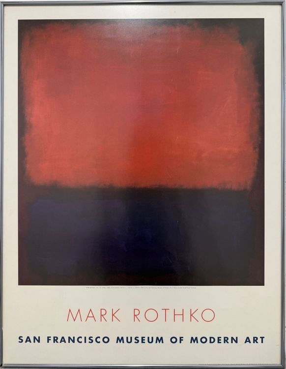 Mark Rothko Poster - San Francisco Museum of Modern Art🖼. (Gebraucht) in Neuhausen am Rheinfall ...