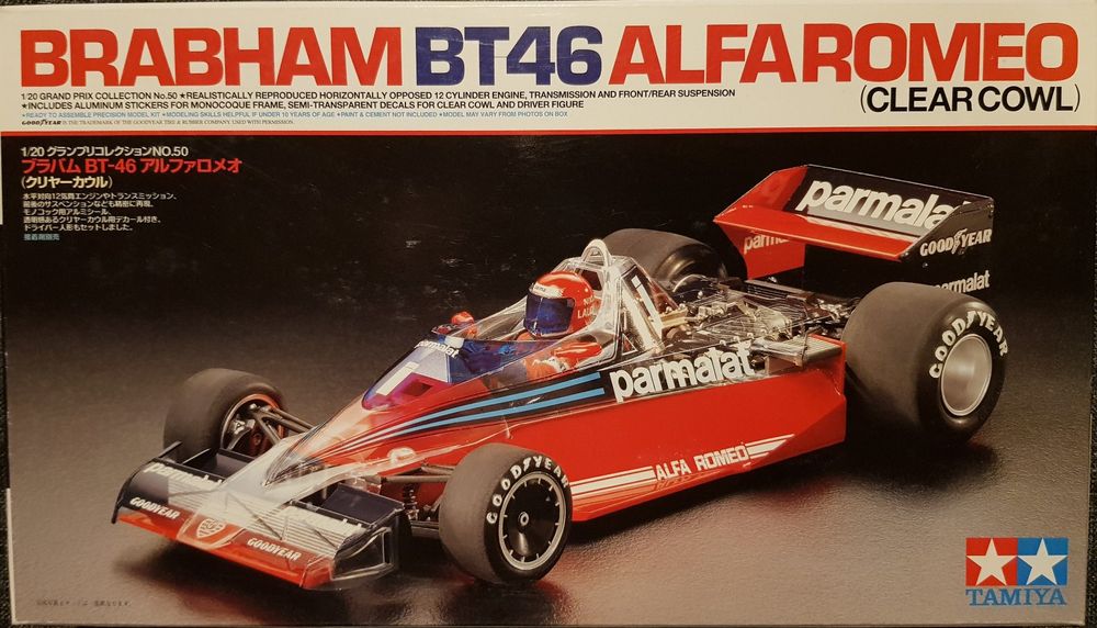 TAMIYA 20050 BRABHAM BT46 ALFA ROMEO BAUSATZ 1:20 NOS | Kaufen auf Ricardo