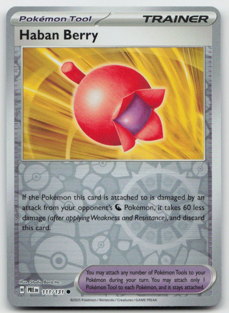 Pokemon Haban Berry Reverse 111/131 PRE EN 2025 (Usato) a Lugano per ...