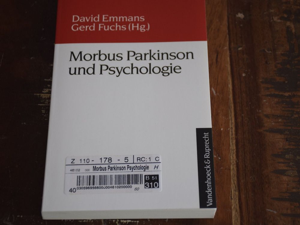 Morbus Parkinson und Psychologie , David Emmans (Neu (gemäss ...