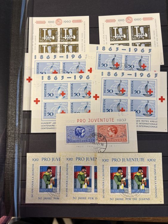 Album mit Schweizer Blöcken (Gebraucht) in Murgenthal für CHF 10 – mit Lieferung auf Ricardo kaufen