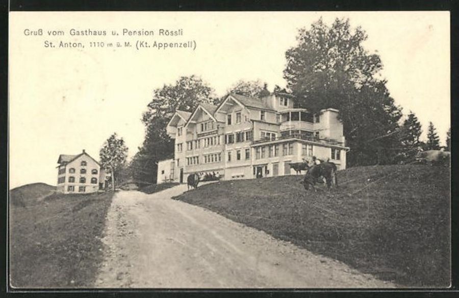 St Anton Ai Gruss Vom Gasthaus Und Pension Rössli Kaufen Auf Ricardo