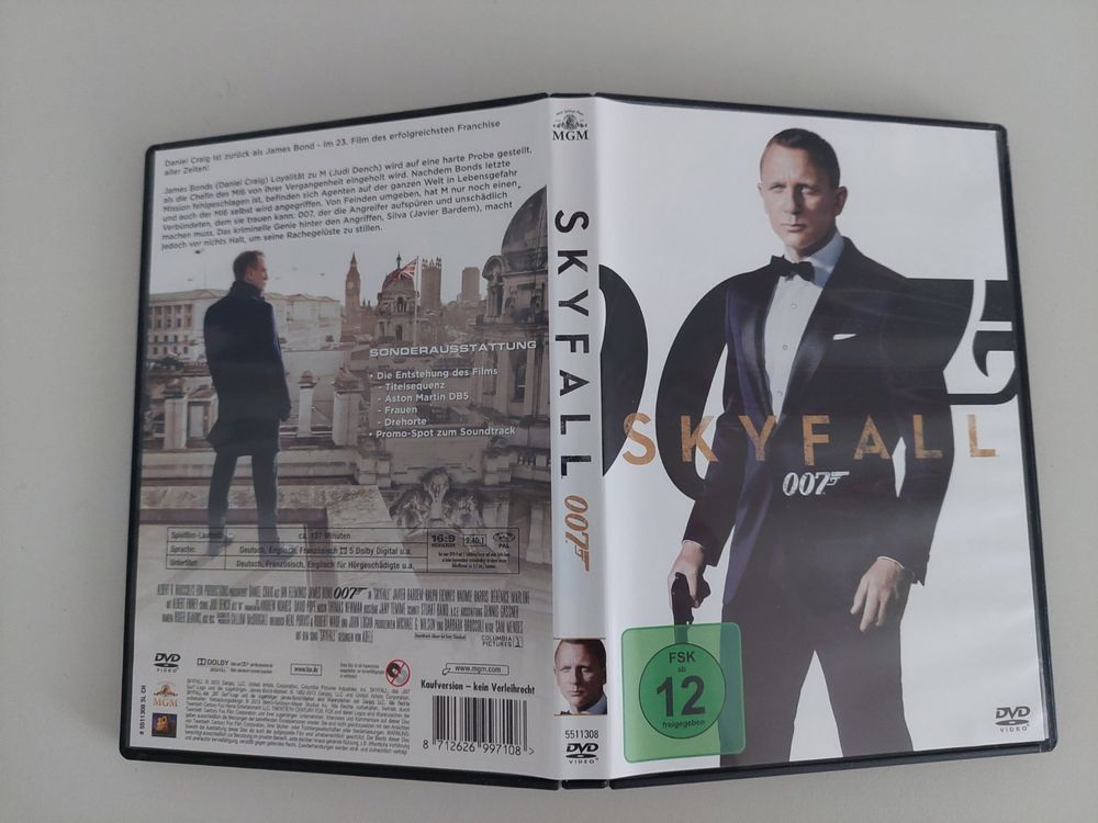 DVD James Bond 007 - Skyfall (Neu (gemäss Beschreibung)) in Wil SG für ...