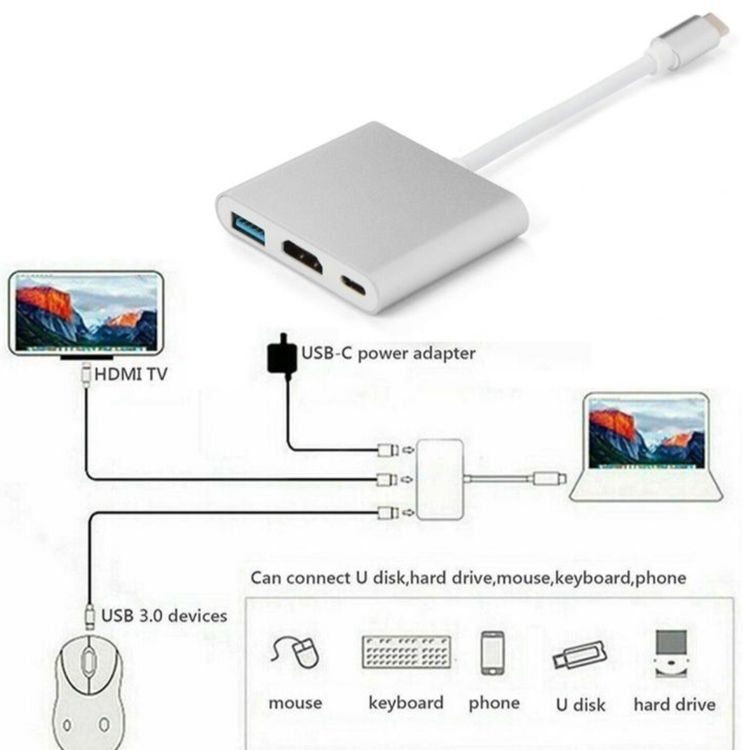 USB-C HUB Digital AV Multi Port Adapter USB 3.1 | Kaufen auf Ricardo