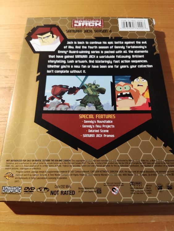 Samurai Jack - Season 4 (2 DVDs) English Regional Code 1 | Kaufen auf ...