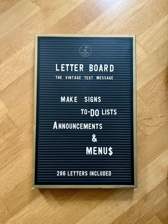 Letter Board, Vintage Text Message, 286 Letters Neuwertig (Gebraucht ...