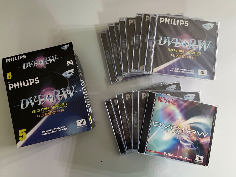 DVD+RW - 9 Stück (Neu und originalverpackt) in Zollikofen für CHF 12 – mit Lieferung auf Ricardo ...