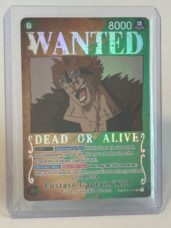 Eustass"Captain"Kid OP01-051 (OP03) – One Piece TCG – NM (Gebraucht) in ...