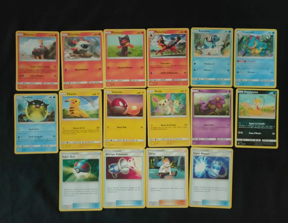16 Cartes Pokemon Legendes Brillantes Sammlung français Fr (Gebraucht ...