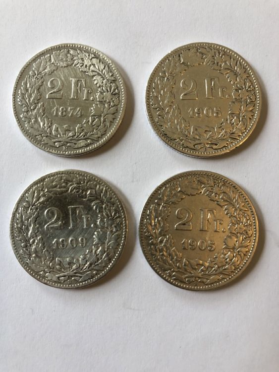 2 Franken 1874,1905,1909 | Kaufen auf Ricardo