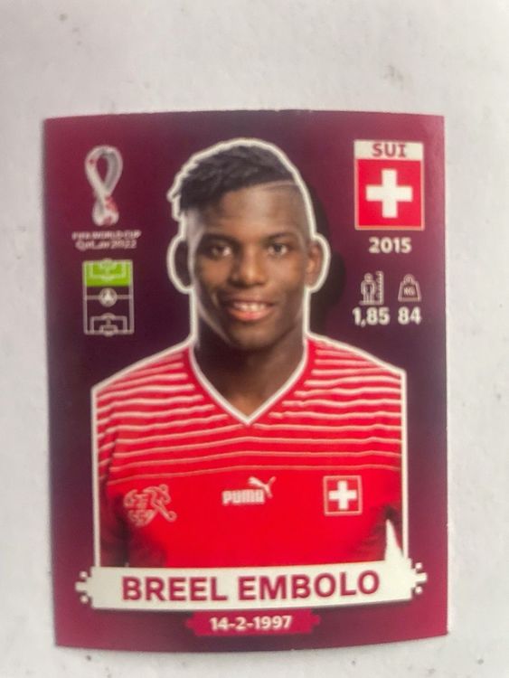 Panini WM 2022 BREEL EMBOLO SUI 17 | Kaufen auf Ricardo