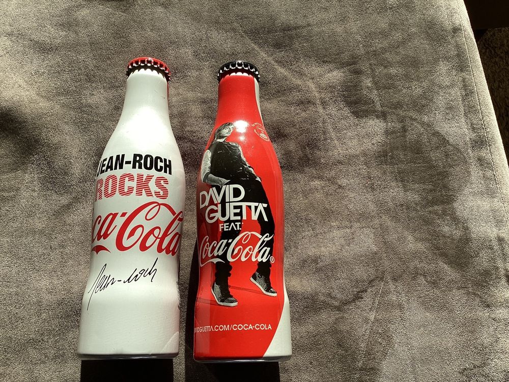 Coca-Cola 2 bouteilles collector David Guetta et Jean-Roch | Kaufen auf ...